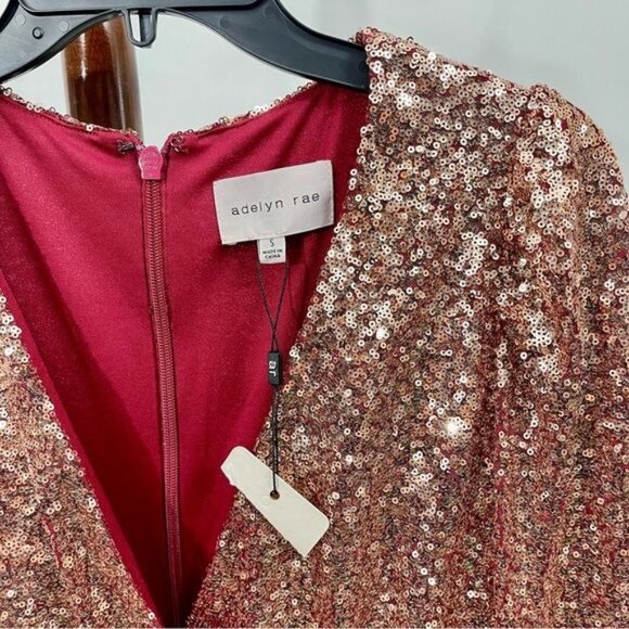 Adelyn Rae | Dresses | New Adelyn Rae Casey Sequins Ombre Mini Dress ...
